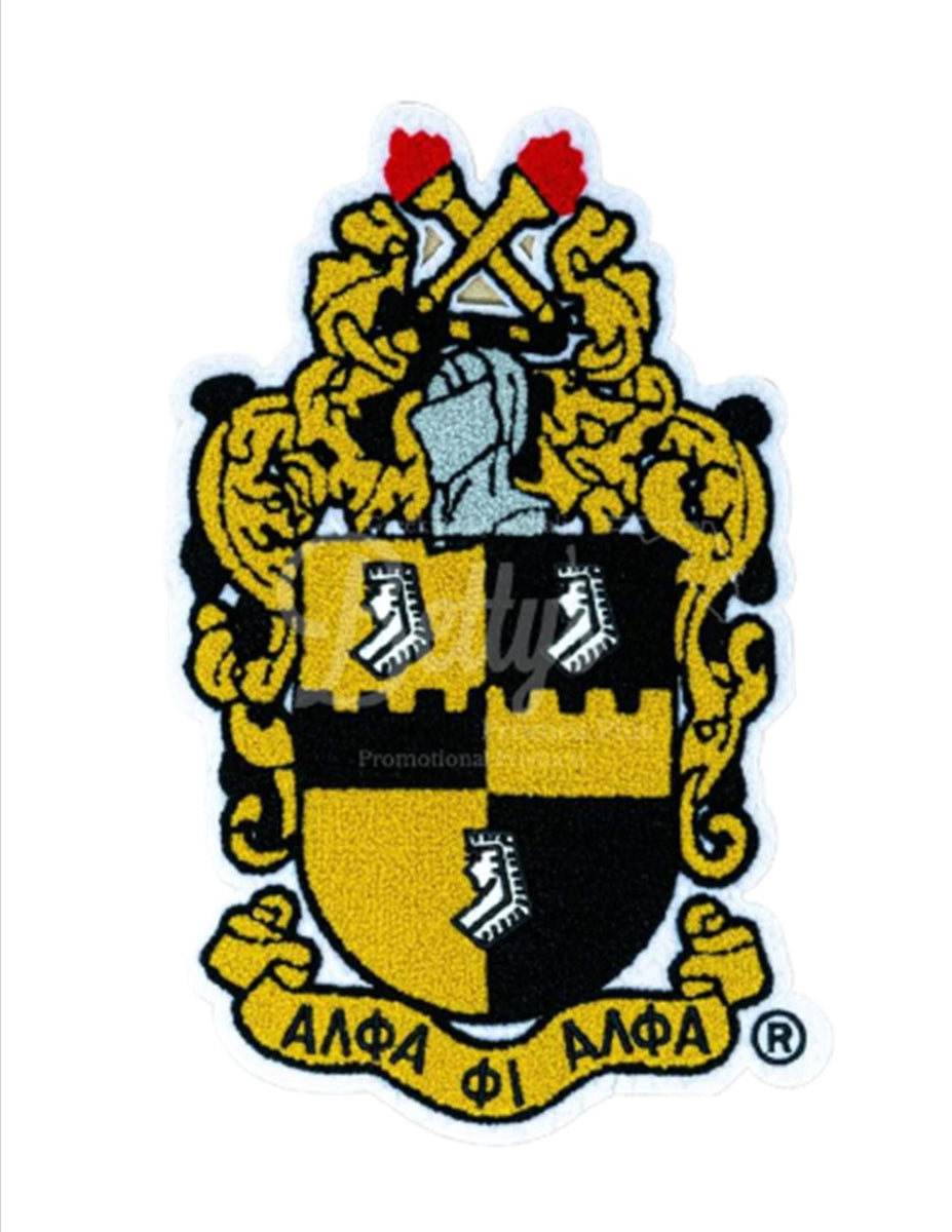 ALPHA PHI ALPHA Chenille Shield Patch – Uzuri Greek