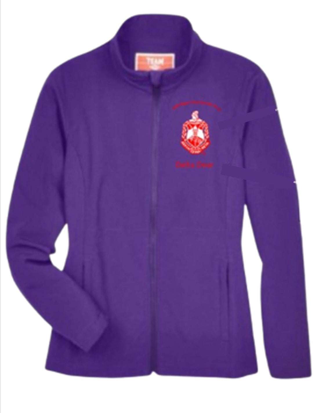 Delta Sigma Theta Lightweight Soft-Shell Jacket (Delta Dear) – Uzuri Greek