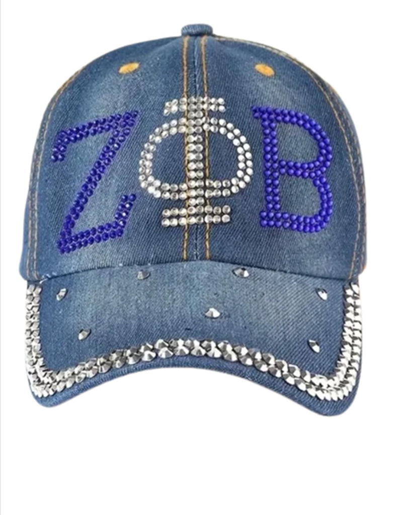Zeta Phi Beta Denim Cap – Uzuri Greek